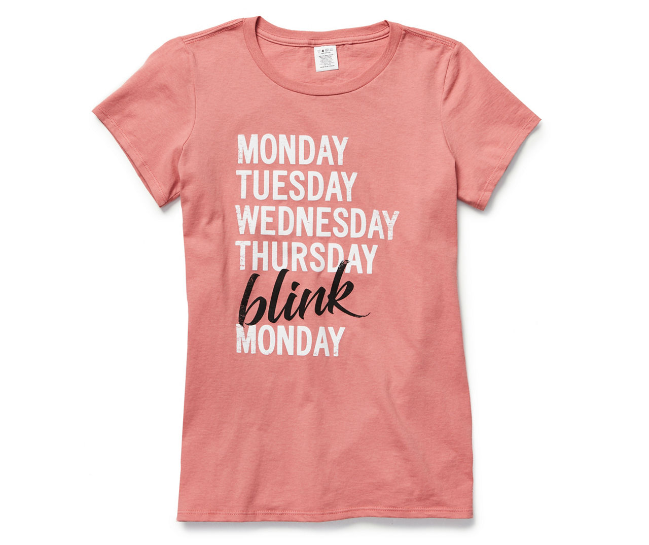 Women's "Blink" Weekend Mauve Graphic Tee | Big Lots