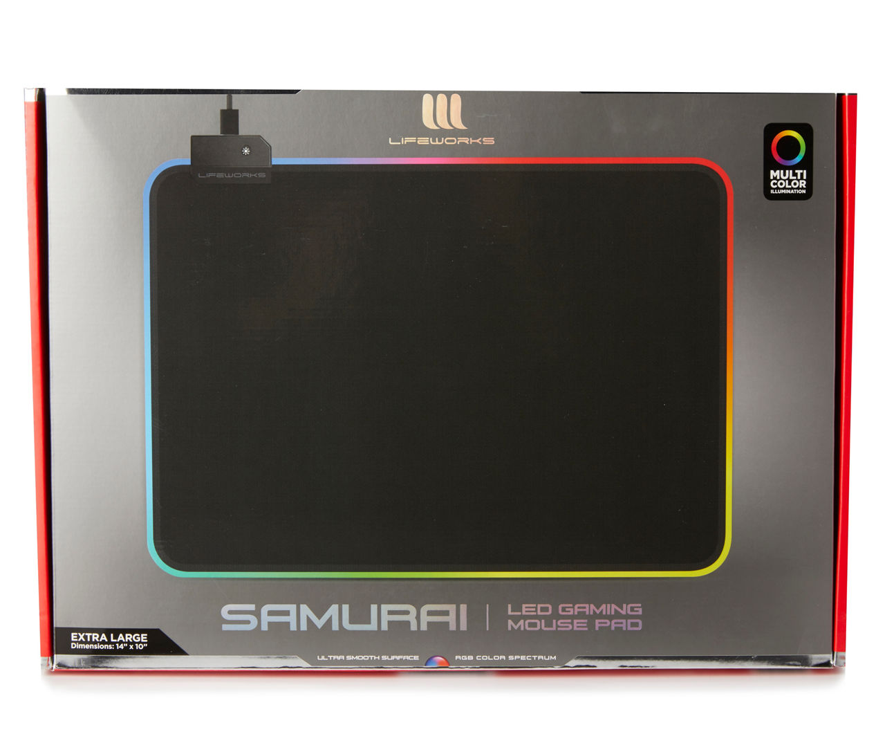 Lifeworks Samurai LED Gaming Mouse Pad | Big Lots