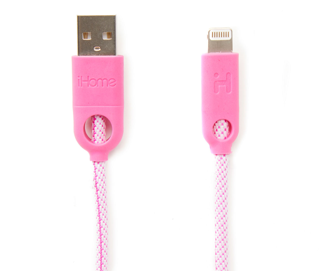 iHome Neon Pink Lightning 6' Cable | Big Lots