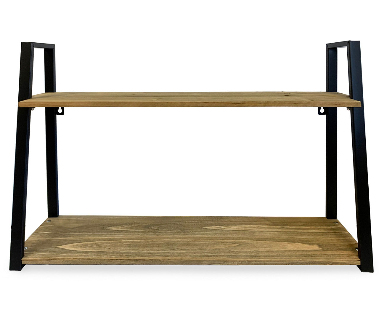 Metal & Wood 2-Tier Wall Shelf | Big Lots