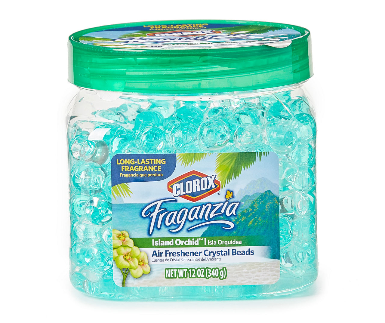 Clorox Fraganzia Island Orchid Air Freshener Crystal Beads, 12 Oz ...