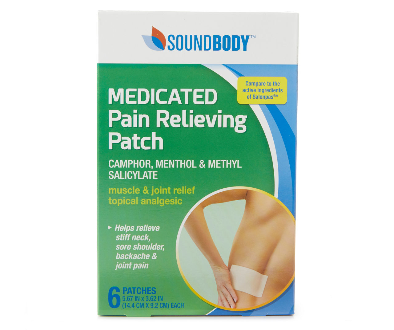 Medicated Pain Relieving Patch, 6-Count | Big Lots