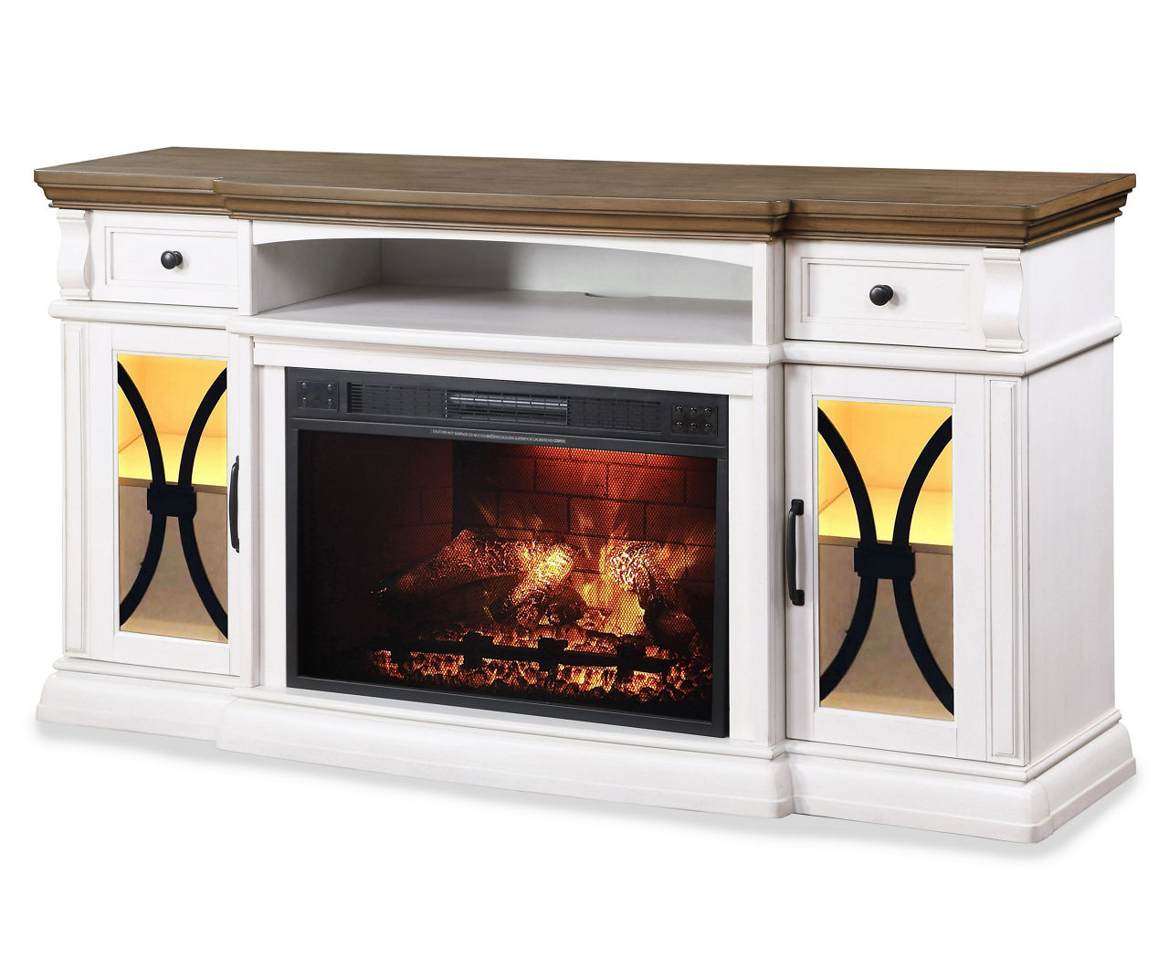 Broyhill 72" Castillo Electric Fireplace Console | Big Lots