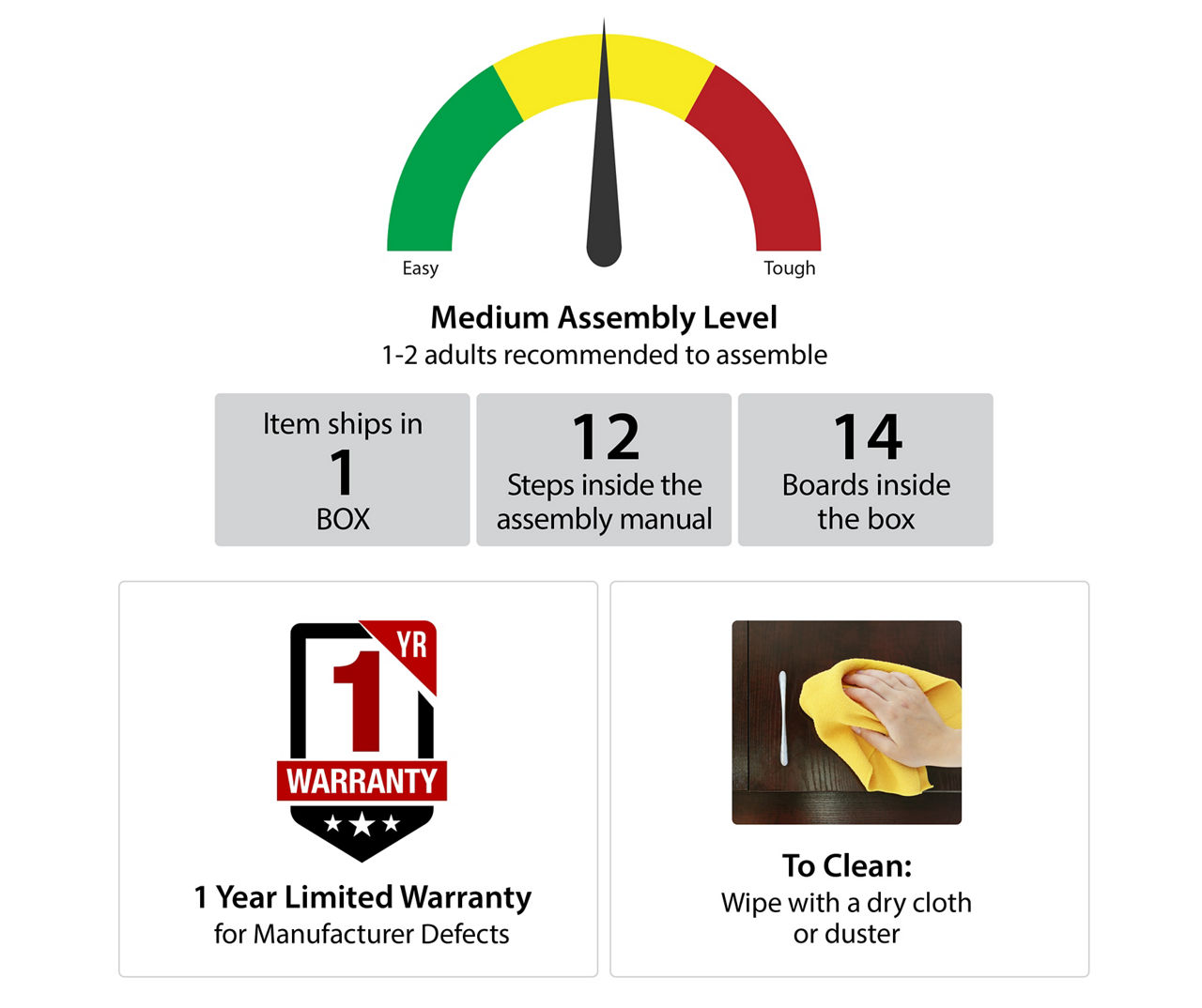 Ameriwood Hyde Espresso Coffee Table | Big Lots