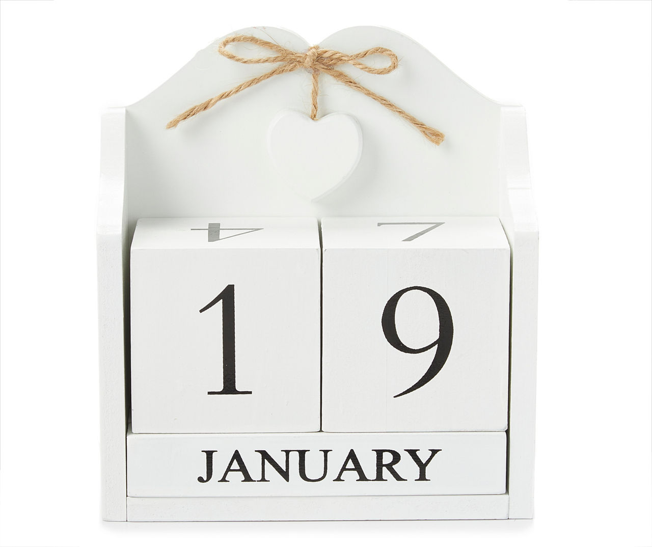 Living Colors Heart Month & Date Block Calendar | Big Lots