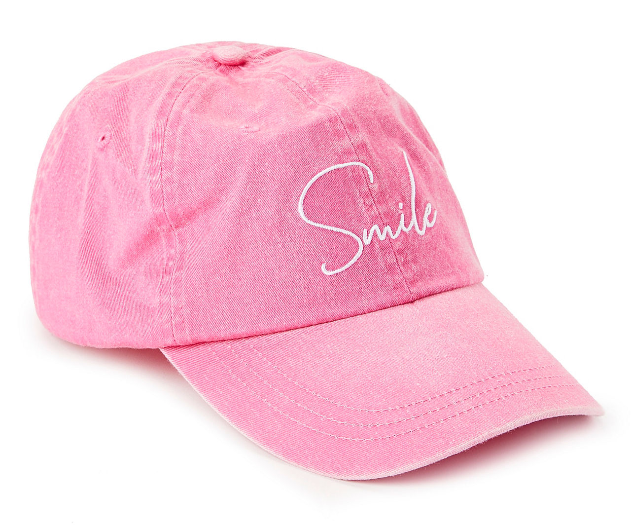 Women's "Smile" Pink Hat | Big Lots