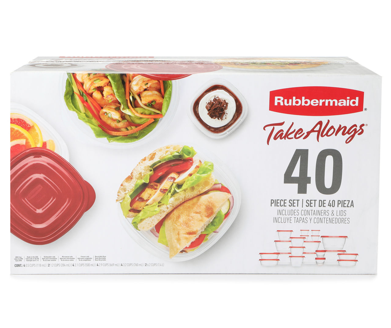Rubbermaid TakeAlongs 40-Piece Container Set | Big Lots