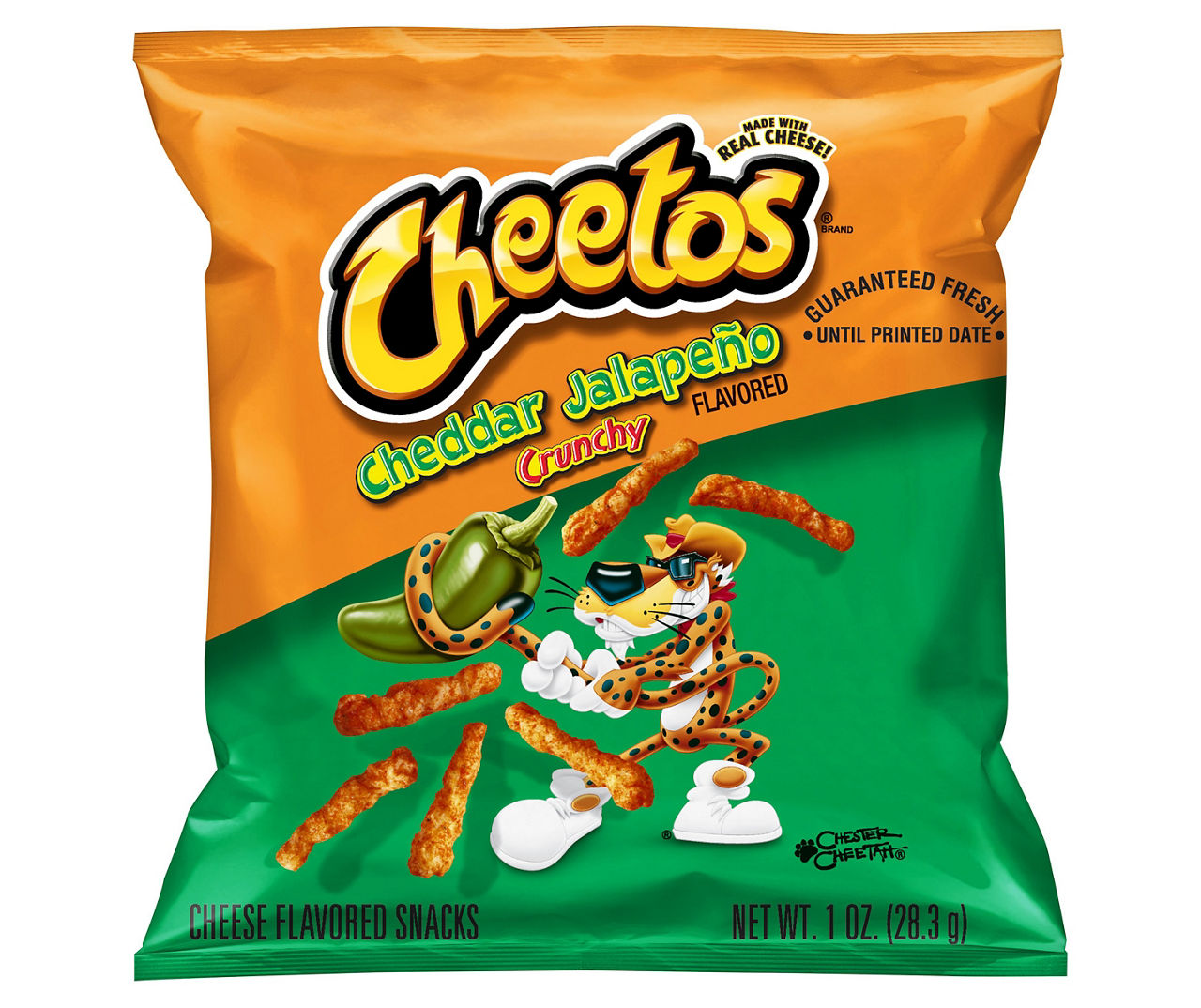 Cheetos Cheetos Crunchy Cheese Flavored Snacks Cheddar Jalapeno ...