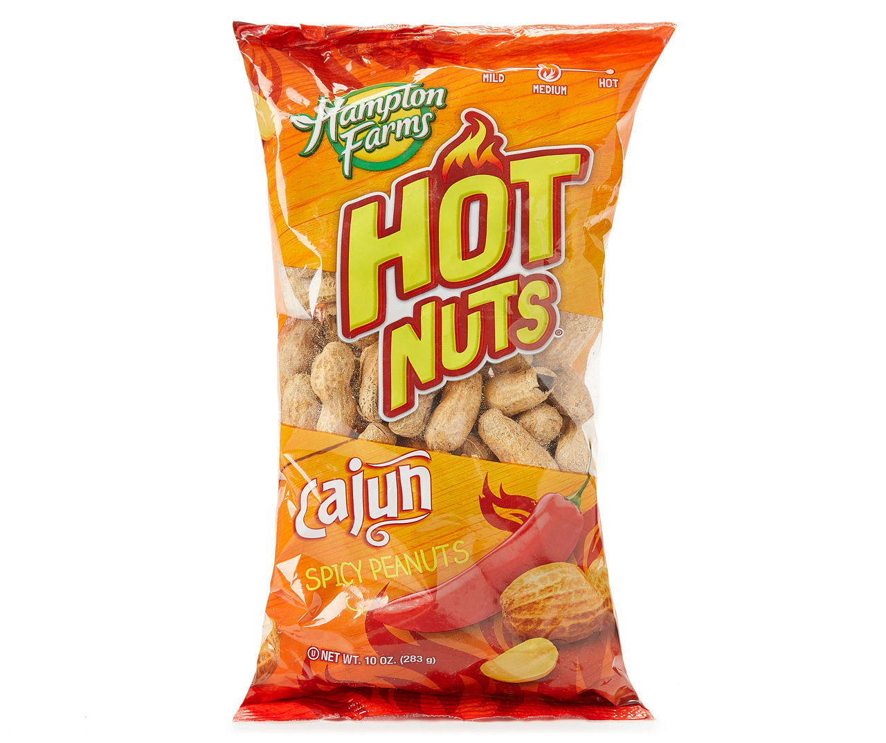 Hampton Farms Hot Nuts Cajun In-Shell Spicy Peanuts, 10 Oz. | Big Lots