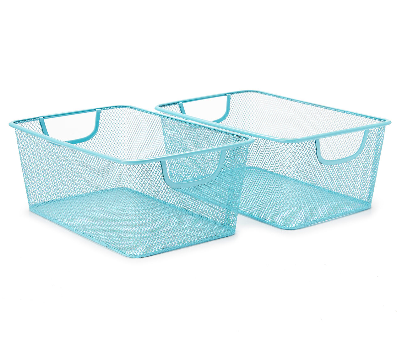 Teal Mesh Small Bins, 2-Pack | Big Lots