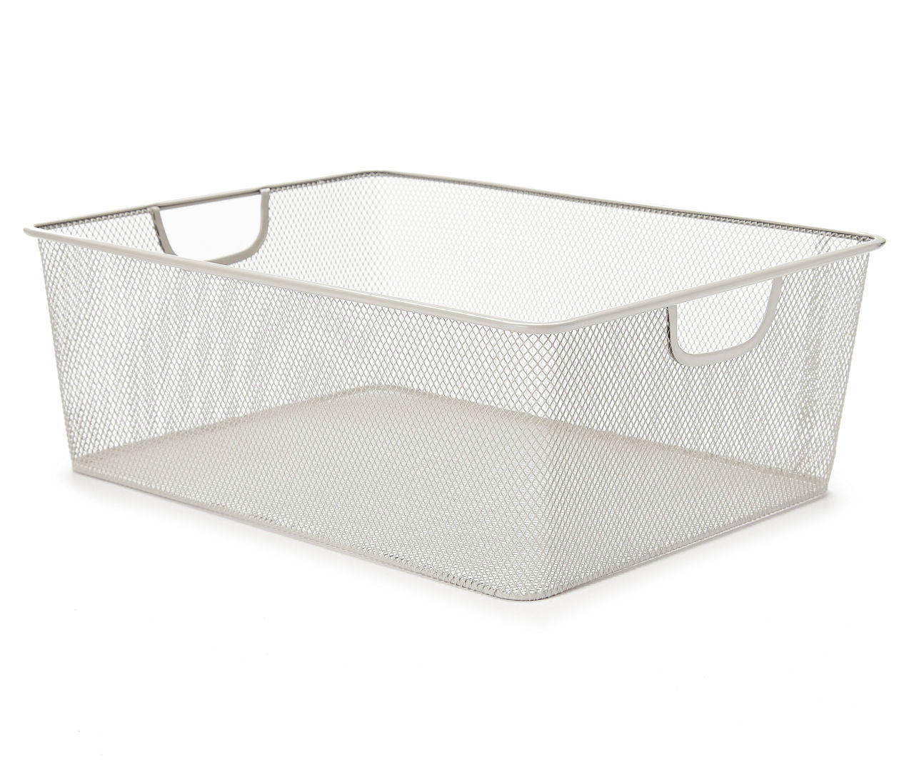 Gray Mesh Shallow Bin | Big Lots