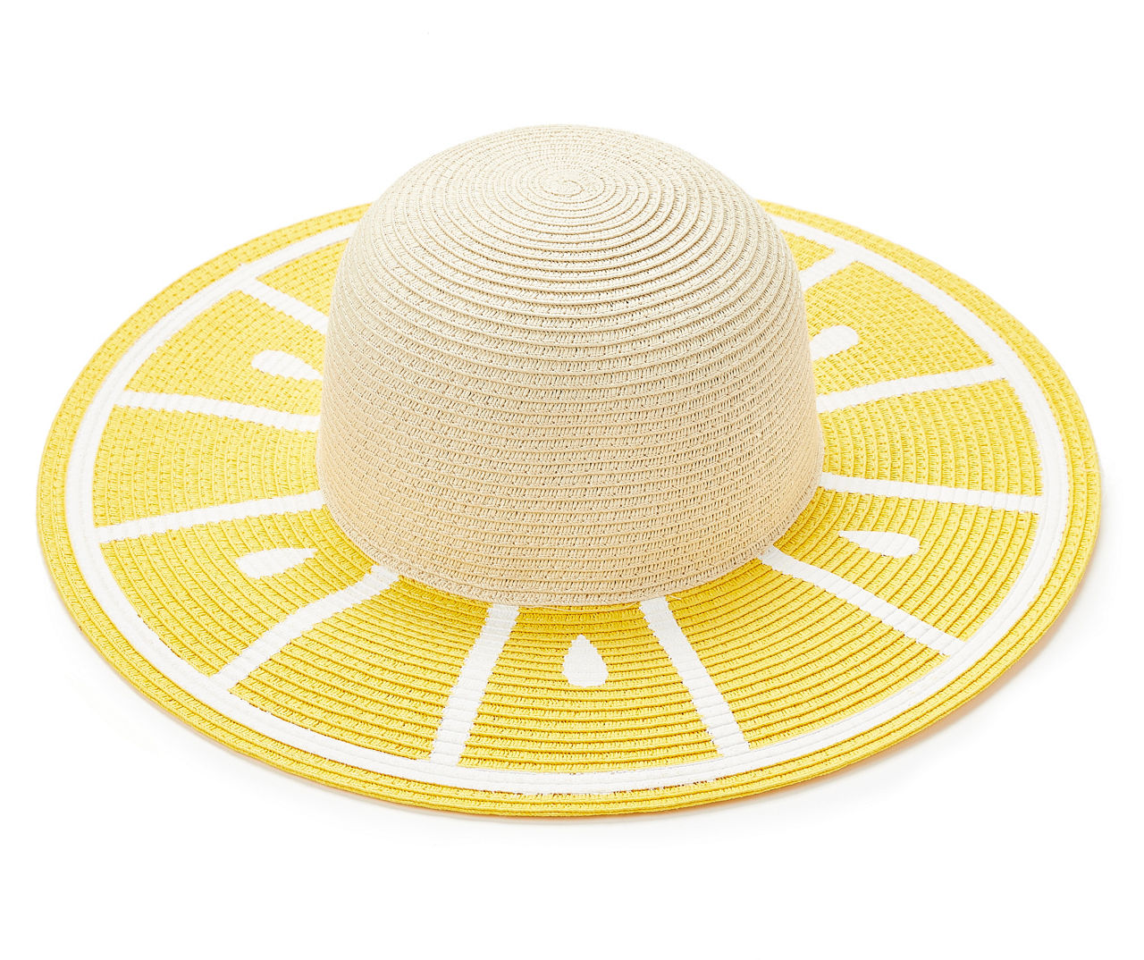 Women's Lemon Straw Sun Hat | Big Lots