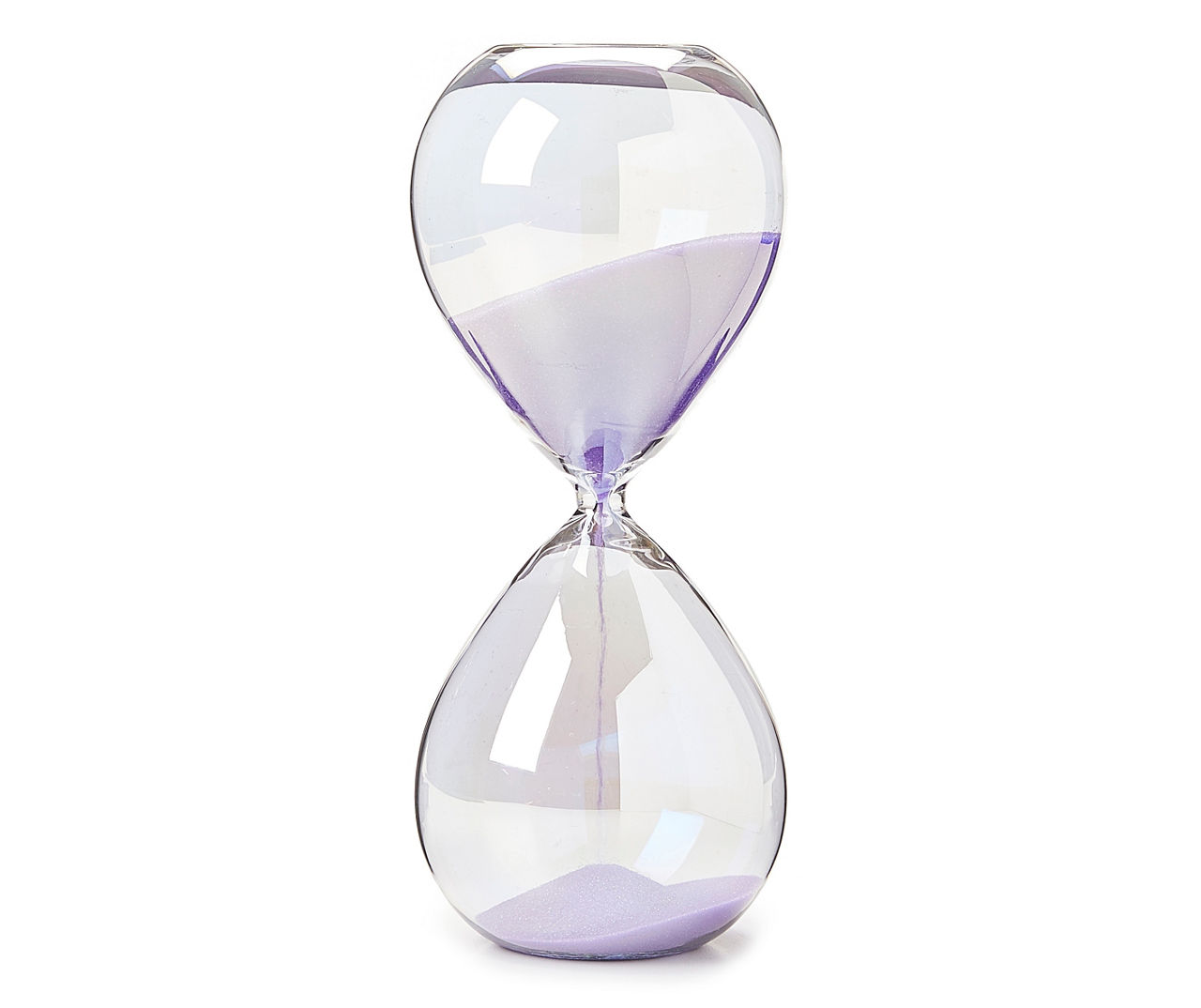 Just Home Purple Glass Sand Timer | Big Lots