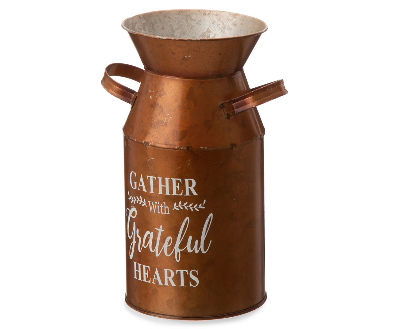 "Gather" Copper Milk Can Decor | Big Lots