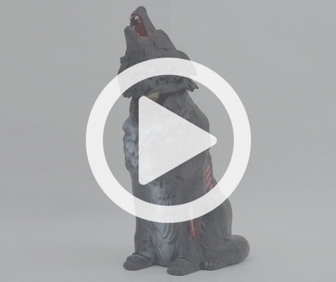 28" Zombie Wolf Animated Decor | Big Lots