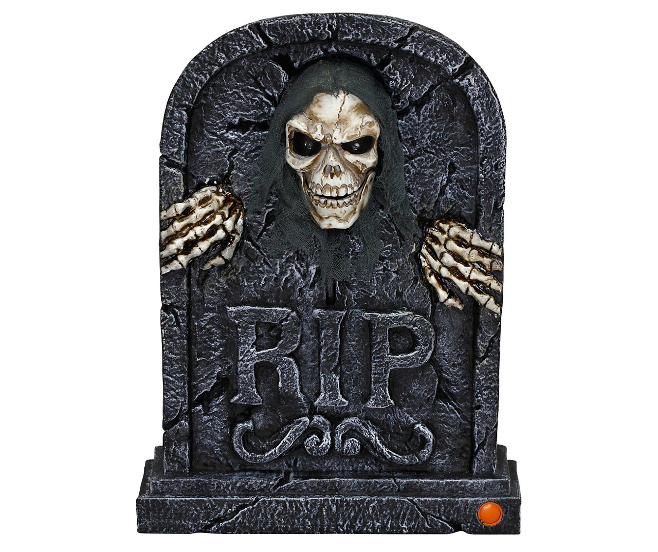 15" Skull Tombstone Animated Decor | Big Lots