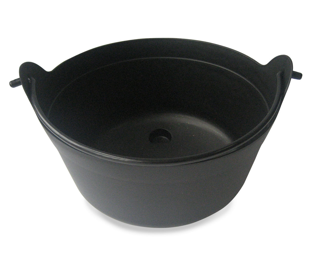 Black Plastic Cauldron Bucket | Big Lots