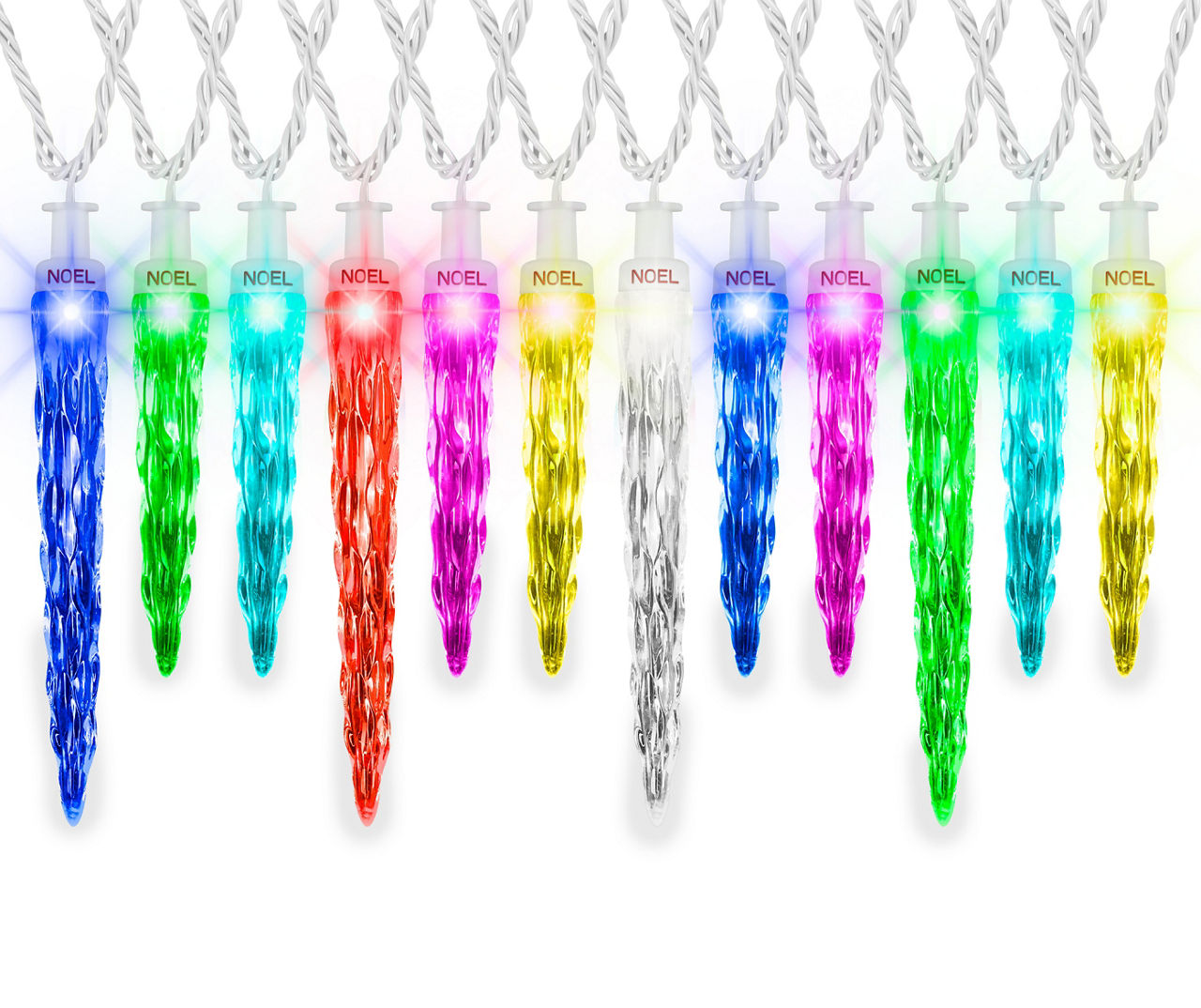 ColorMotion Multi-Color LED Icicle Light Set | Big Lots