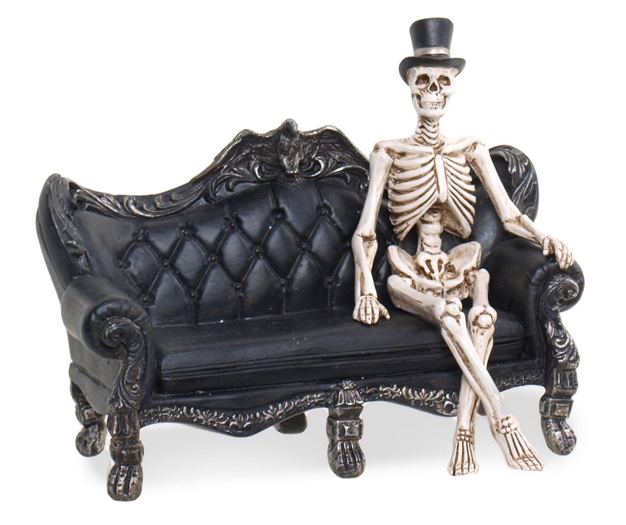 Skeleton on Sofa Tabletop Decor | Big Lots