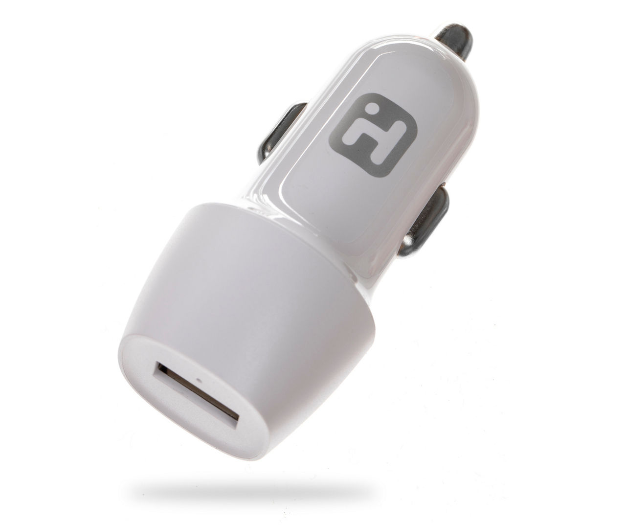 iHome White USB Car Charger & 6' Lightning Cable Set | Big Lots