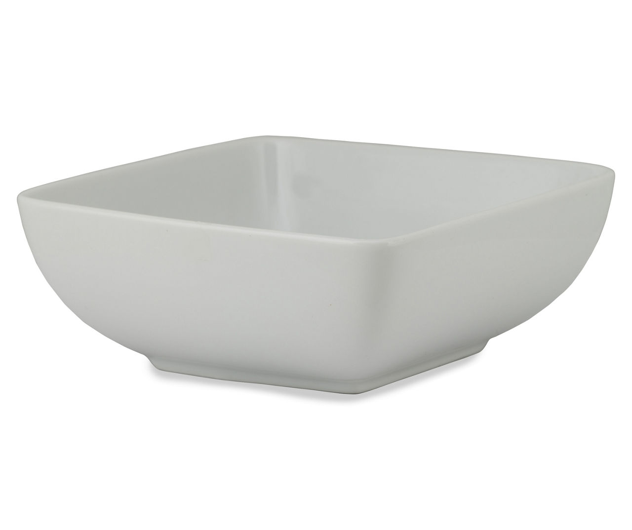 10 Strawberry Street White Ceramic Square Bowl, (6") | Big Lots