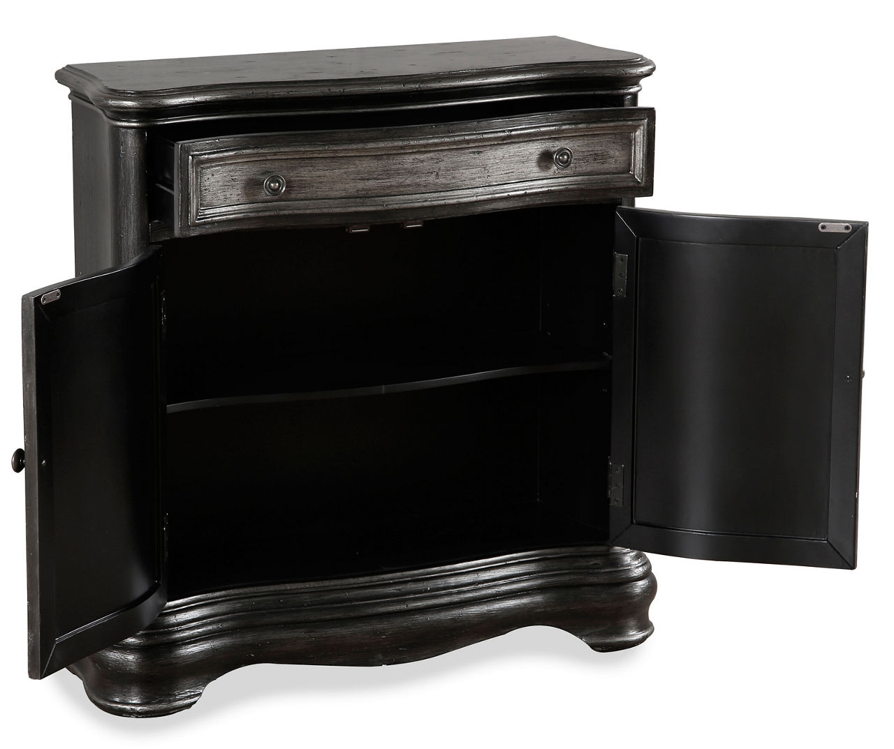 Black & Brown 2-Door Hall Chest | Big Lots