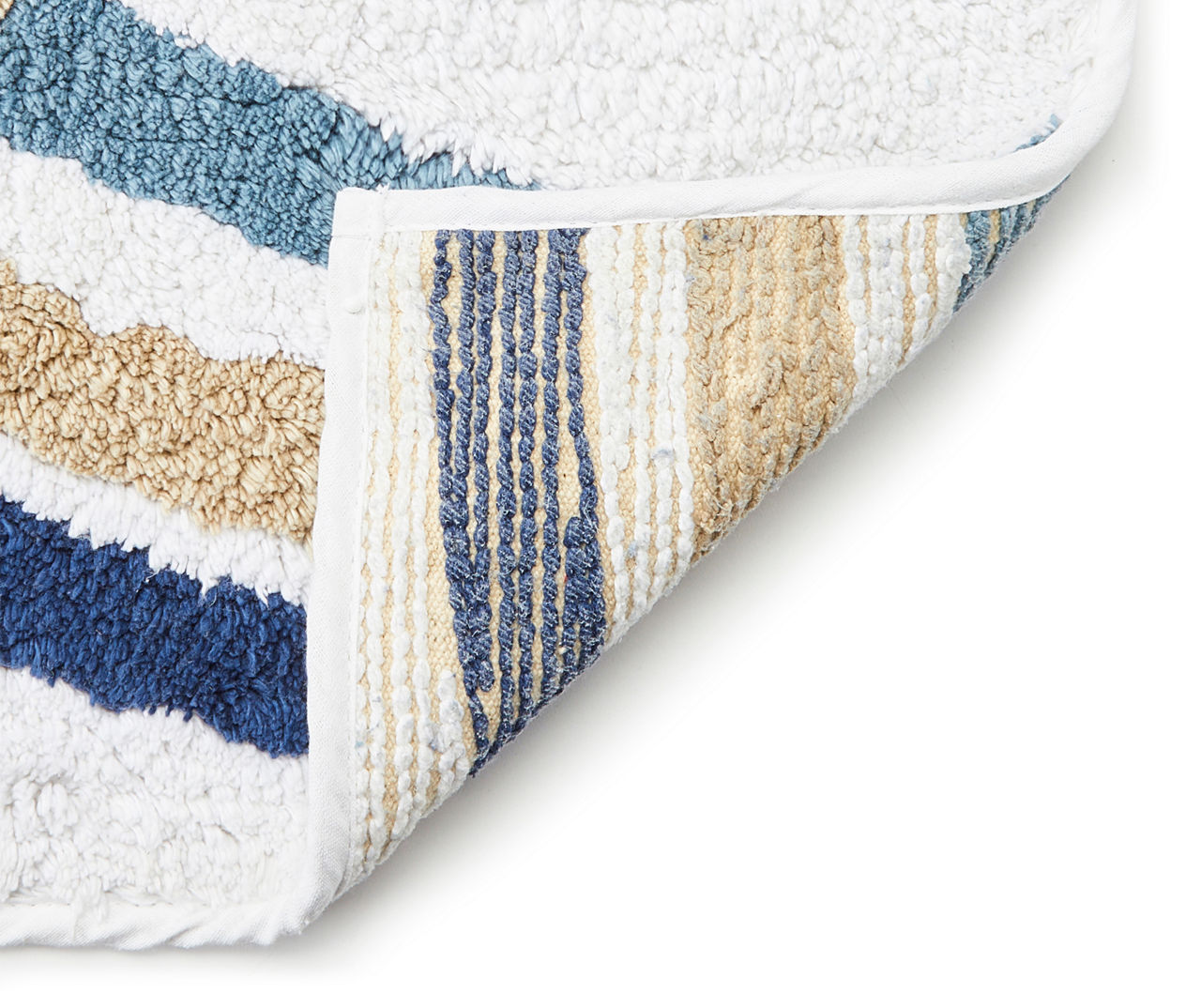 Broyhill Blue Winding Lines Bath Rug | Big Lots