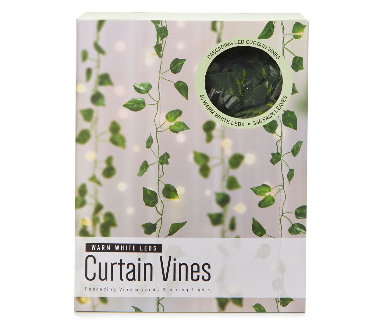 Warm White LED Curtain Vines | Big Lots