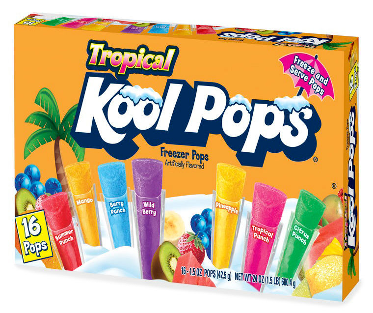 Kool Pops Tropical Freezer Pops, 16-Pack | Big Lots