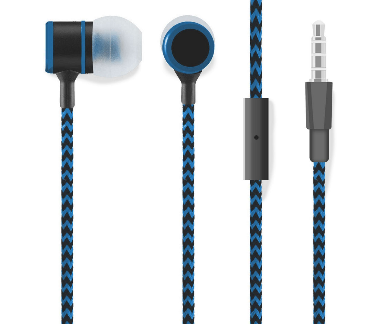 Sentry Pulse Slate Blue Wired Earbuds | Big Lots