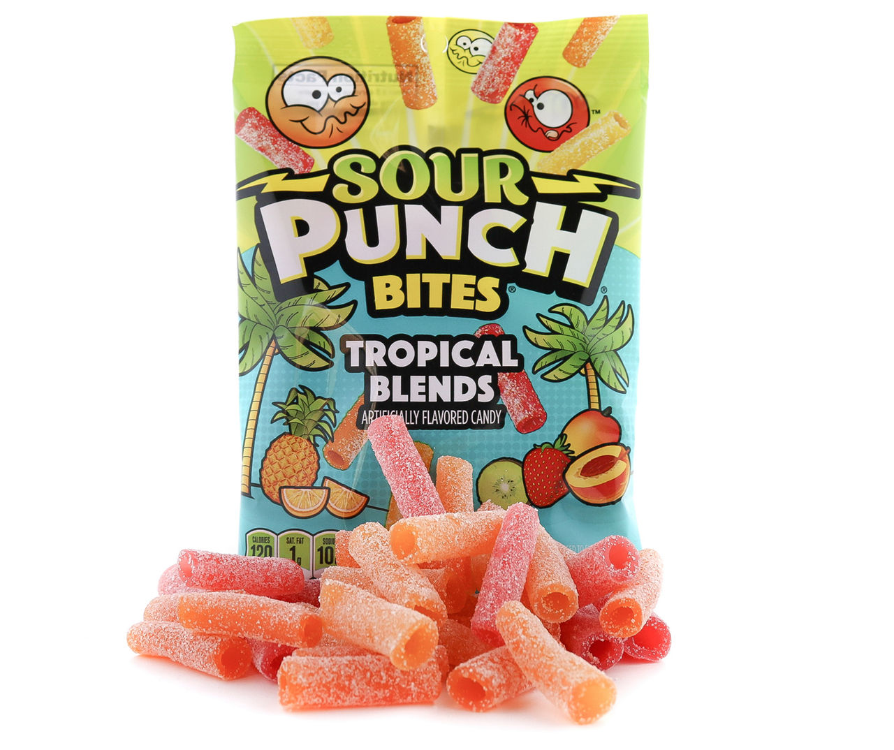 Sour Punch Tropical Blends Bites, 3.7 Oz. | Big Lots