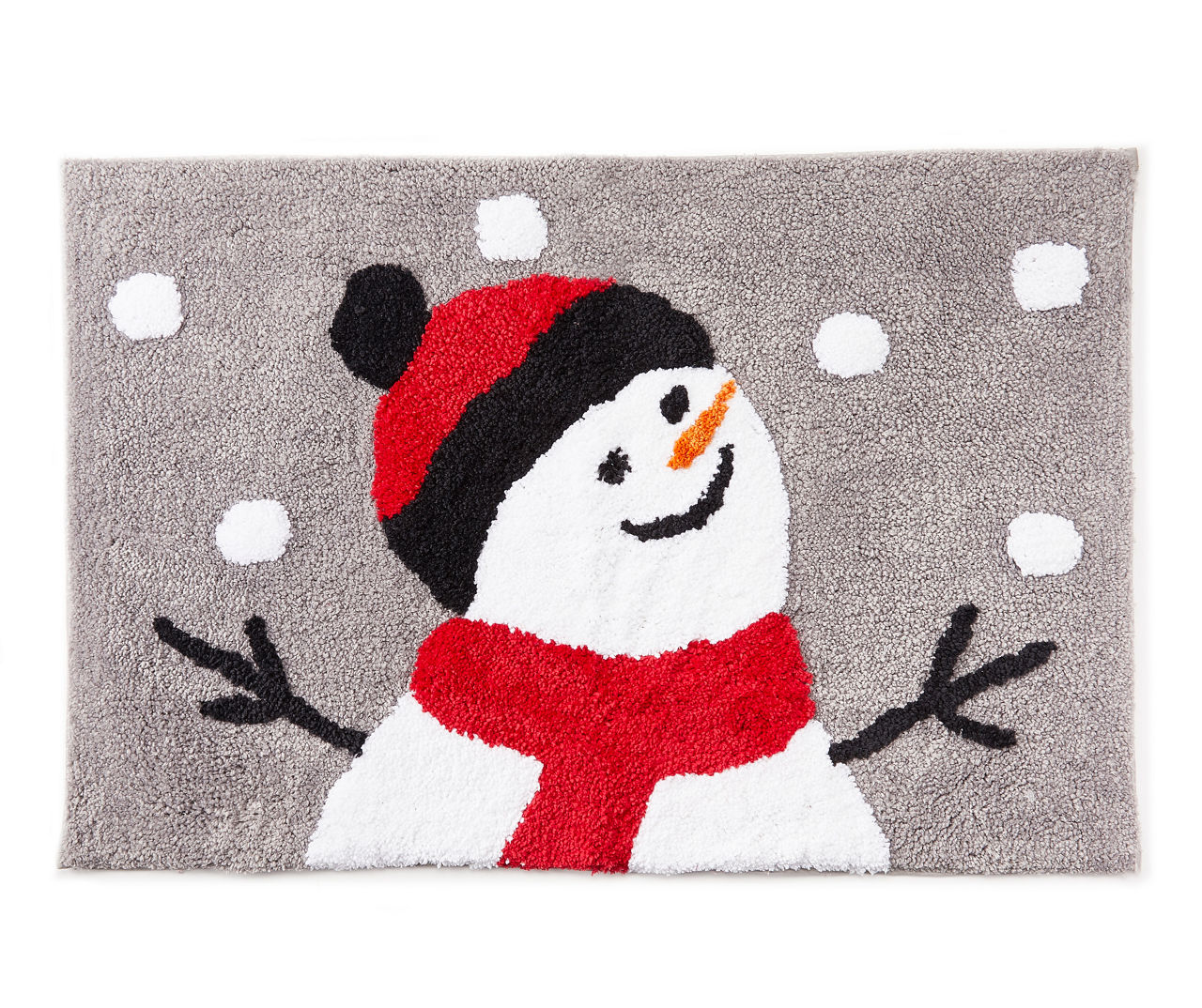 Snowman & Snowflake Bath Rug | Big Lots