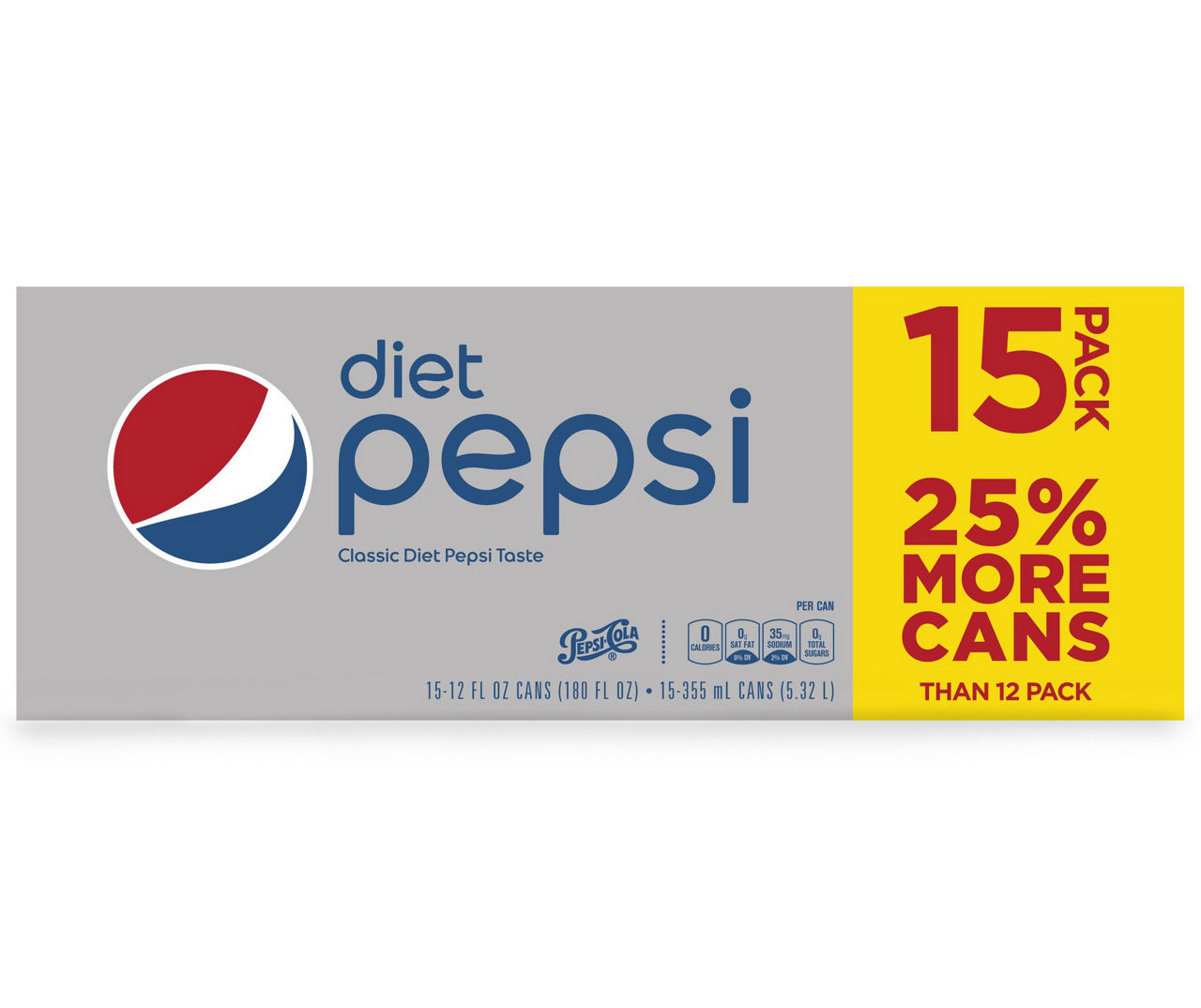 Pepsi Pepsi Diet Soda Cola 12 Fl Oz 15 Count | Big Lots