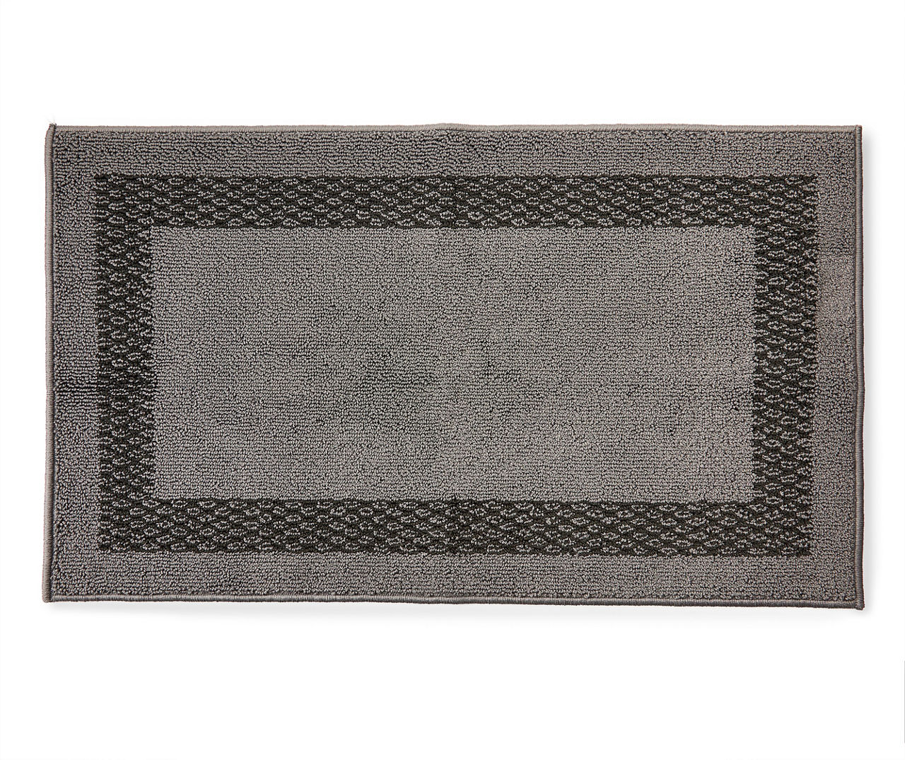 Broyhill Double Border Dark Gray Accent Rug, (20" x 34") | Big Lots