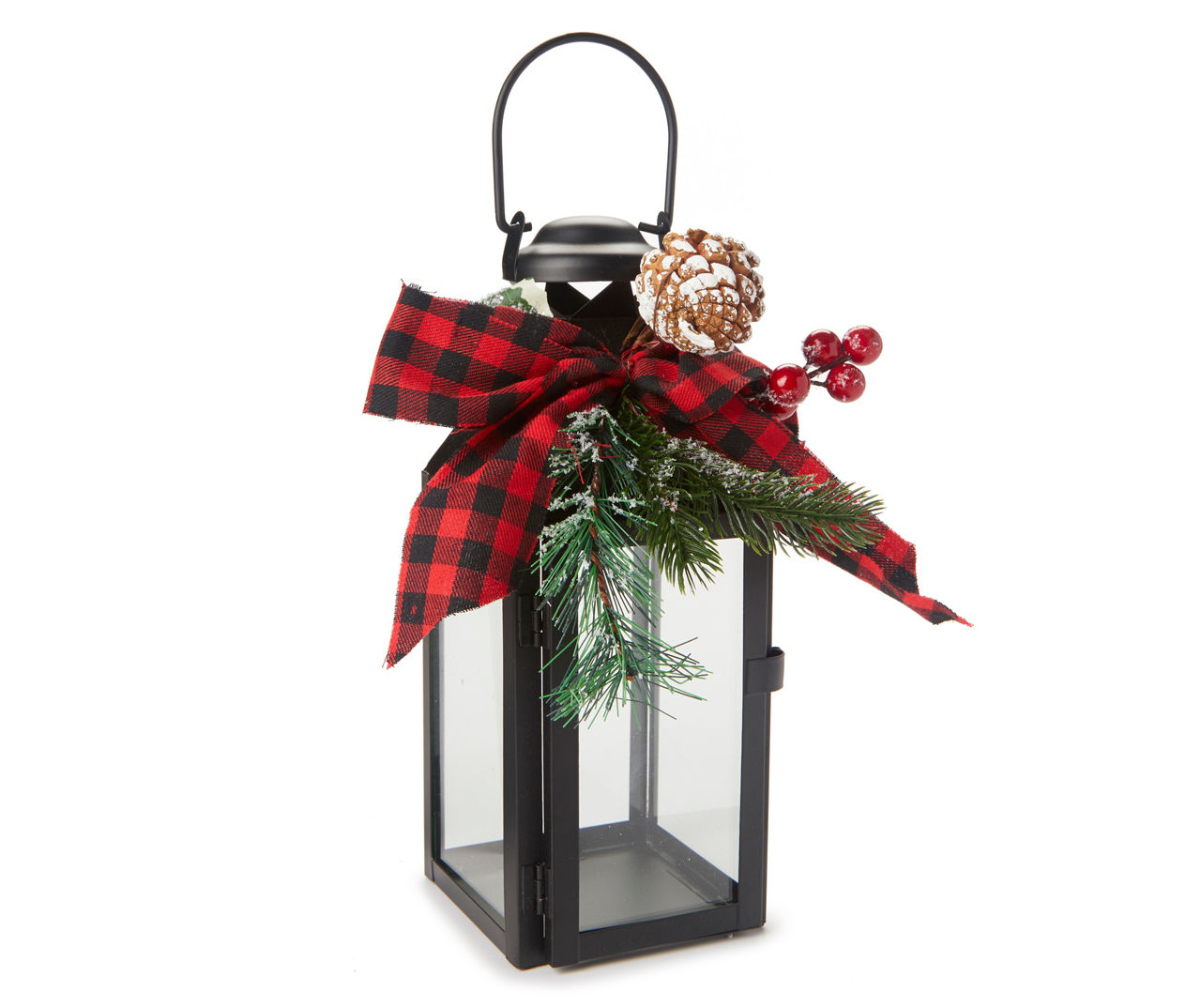 Black Lantern with Greenery | Big Lots