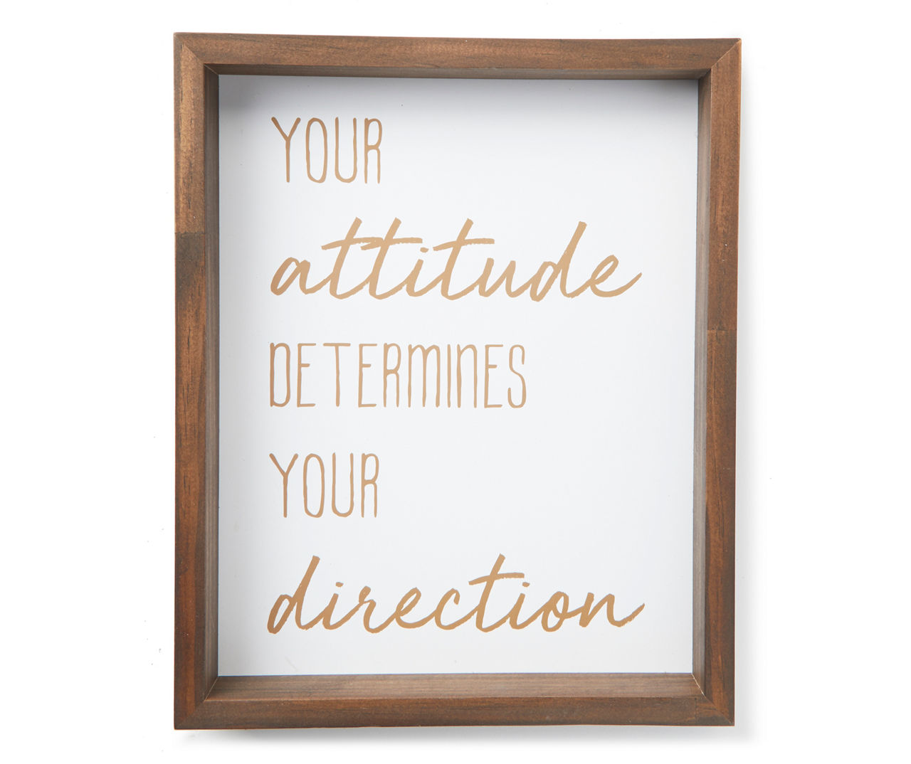 "Your Attitude Determine Your Direction" Plaque | Big Lots