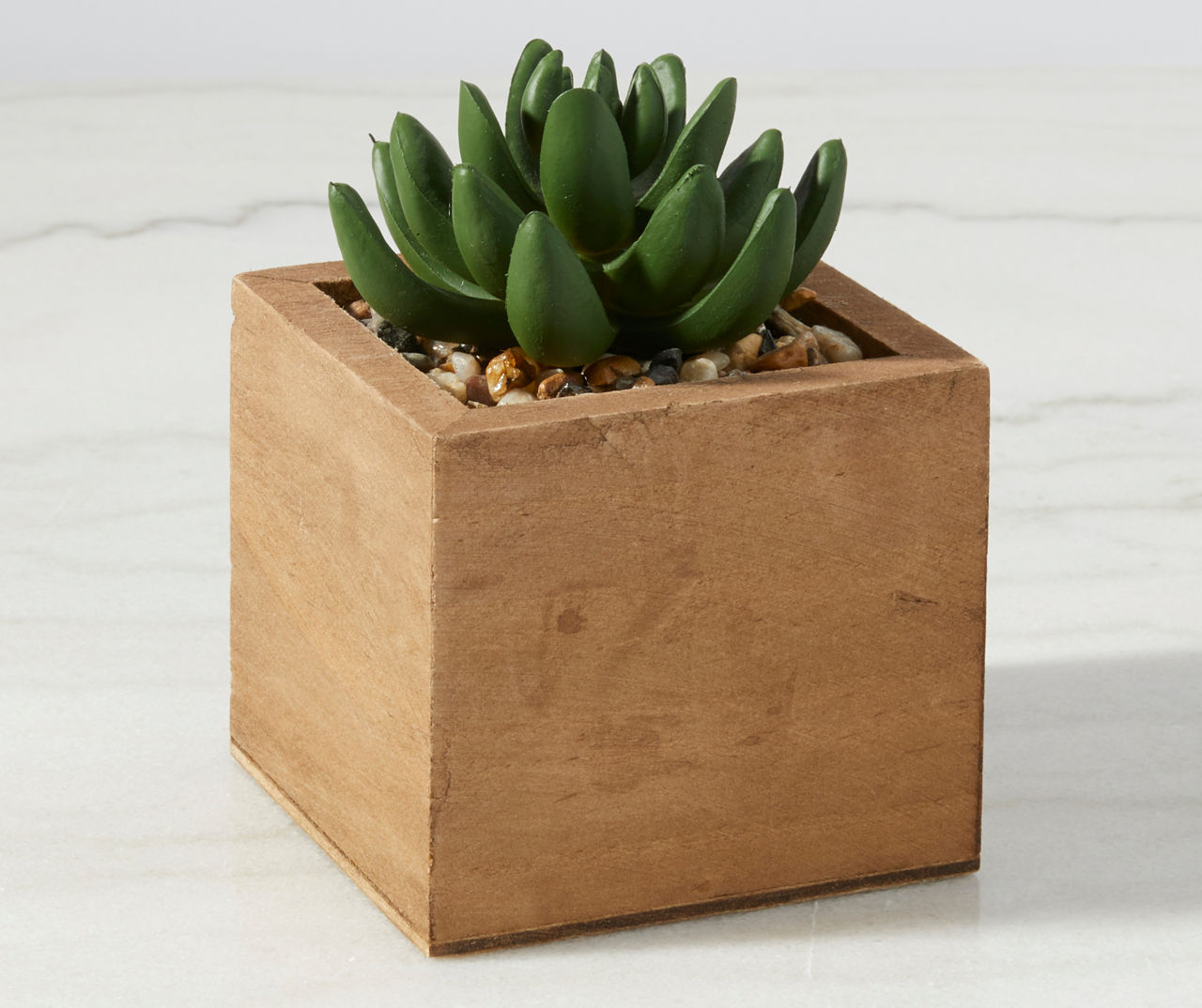 Broyhill Succulent in Square Wood Pot | Big Lots