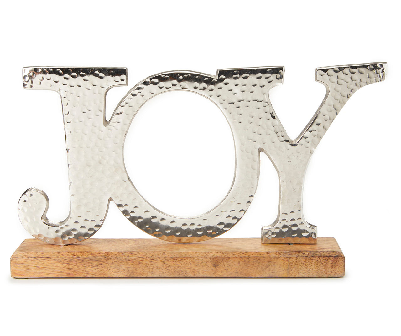 Broyhill "Joy" Hammered Metal & Wood Tabletop Decor | Big Lots