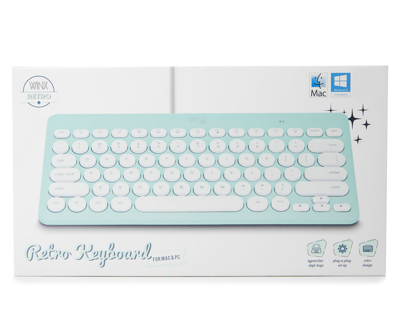 Winx Retro Mint USB Keyboard | Big Lots