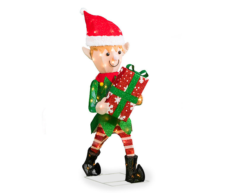 Winter Wonder Lane 38" Light-Up Elf | Big Lots