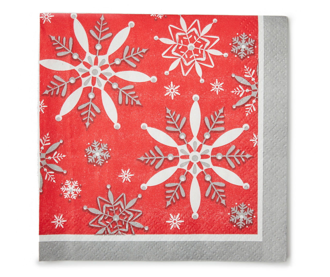 Winter Wonder Lane Snowflake Paper Beverage Napkins, 40-Count | Big Lots