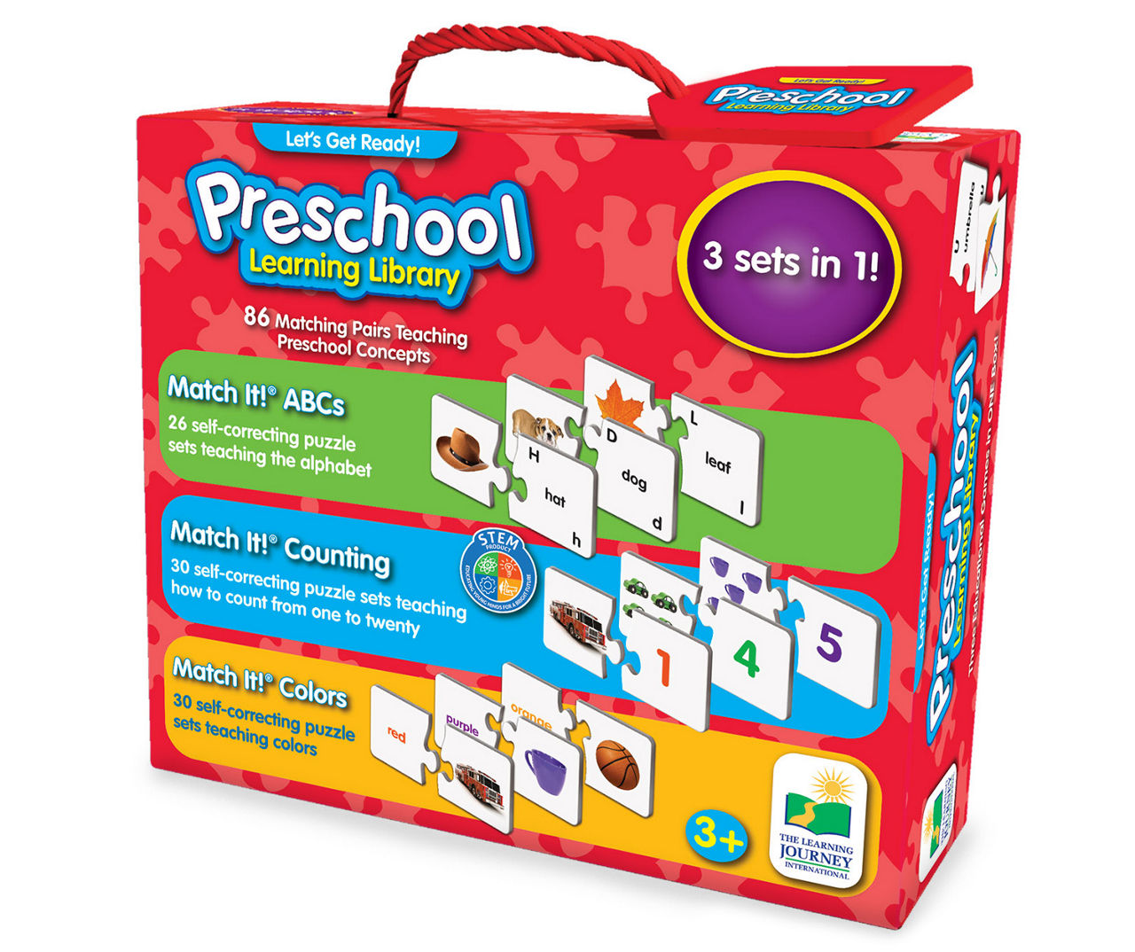 Preschool 3-in-1 Learning Library Set | Big Lots