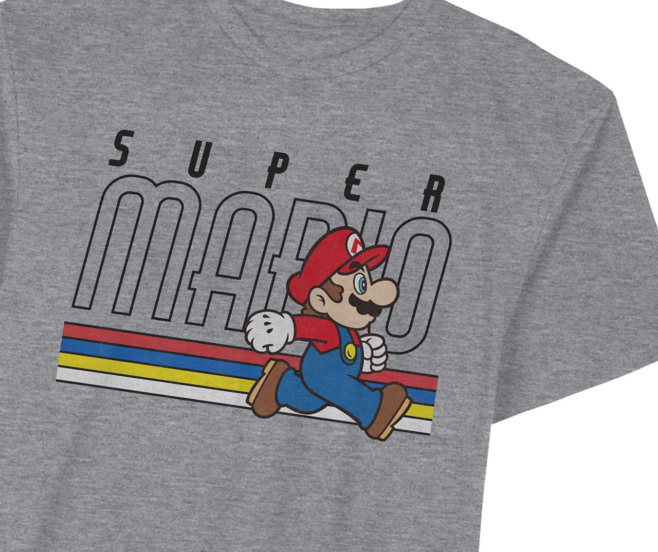 Men's Retro Super Mario Graphic Tee, Size S | Big Lots