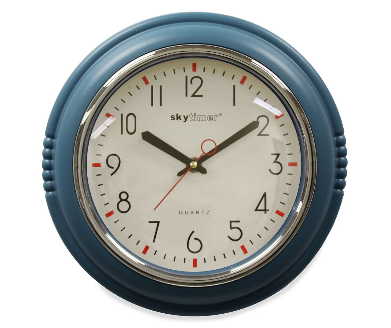 Blue Retro Wall Clock | Big Lots