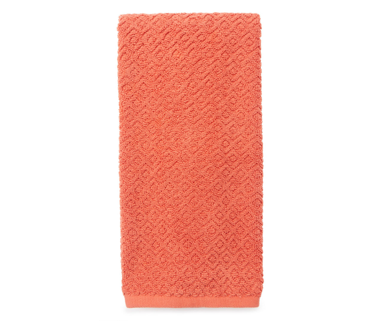 Rust Diamond Textured Hand Towel | Big Lots