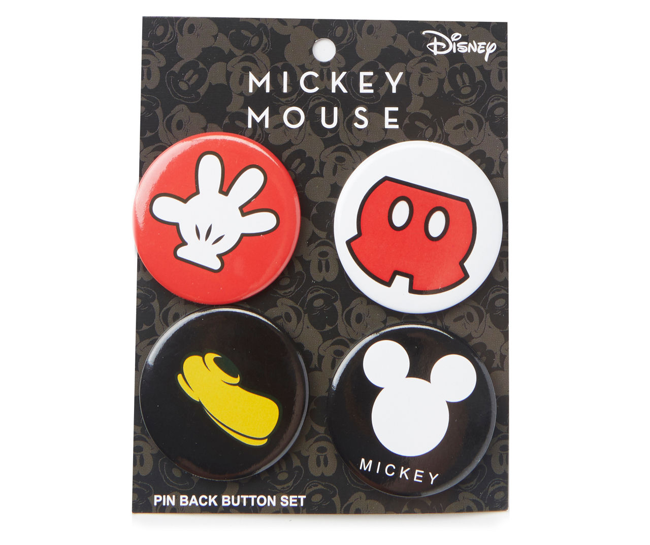 Disney Mickey Mouse Icons 4-Piece Buttons Set | Big Lots
