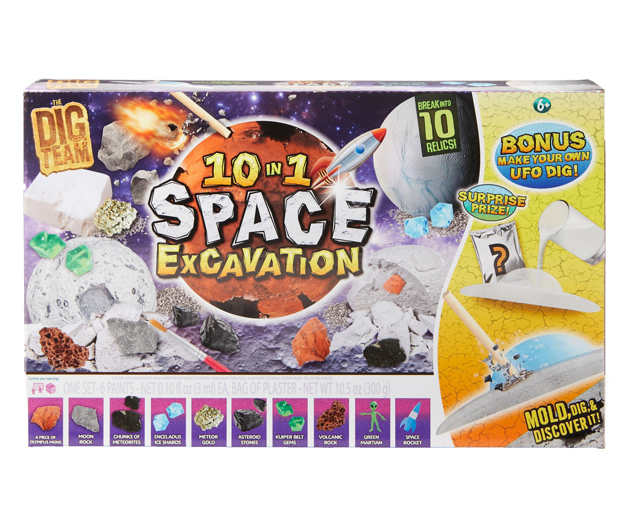 The Dig Team 10-in-1 Space Excavation Set | Big Lots