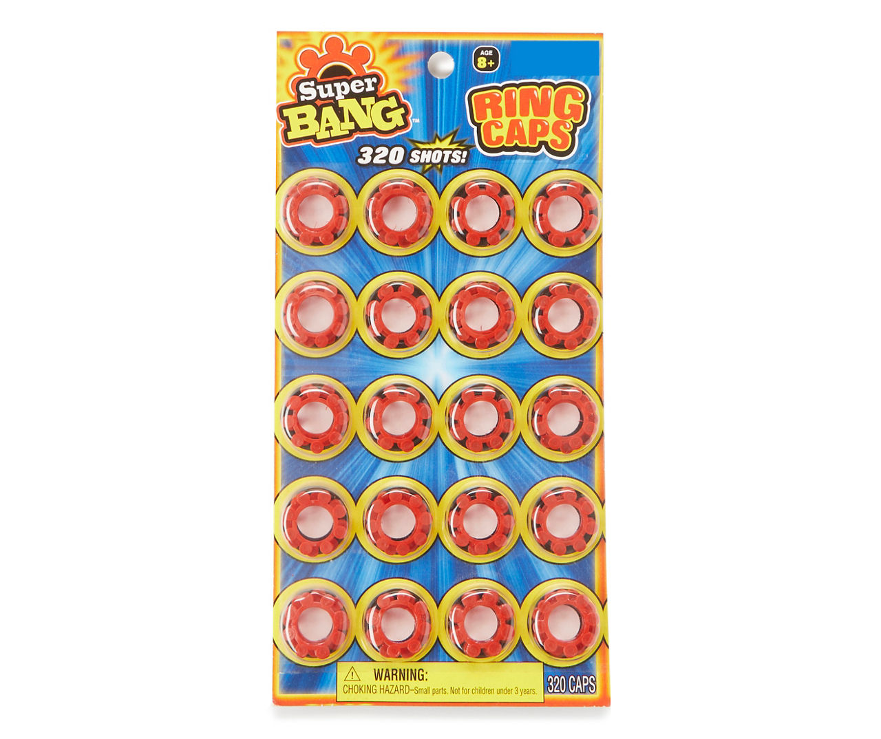 Super Bang Ring Caps, 320-Count | Big Lots