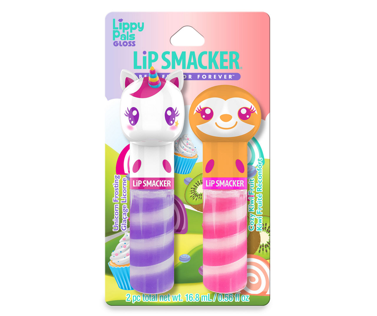 Lip Smacker Unicorn & Sloth Lippy Pals Gloss, 2-Pack | Big Lots