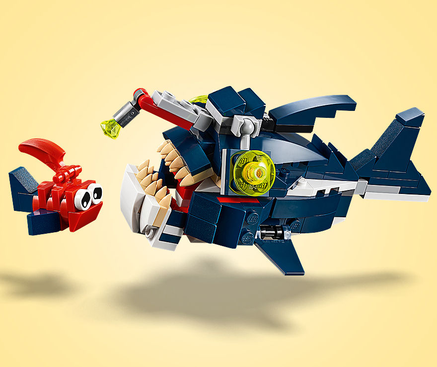 LEGO Creator Deep Sea Creatures 31088 230-Piece Building Set | Big Lots